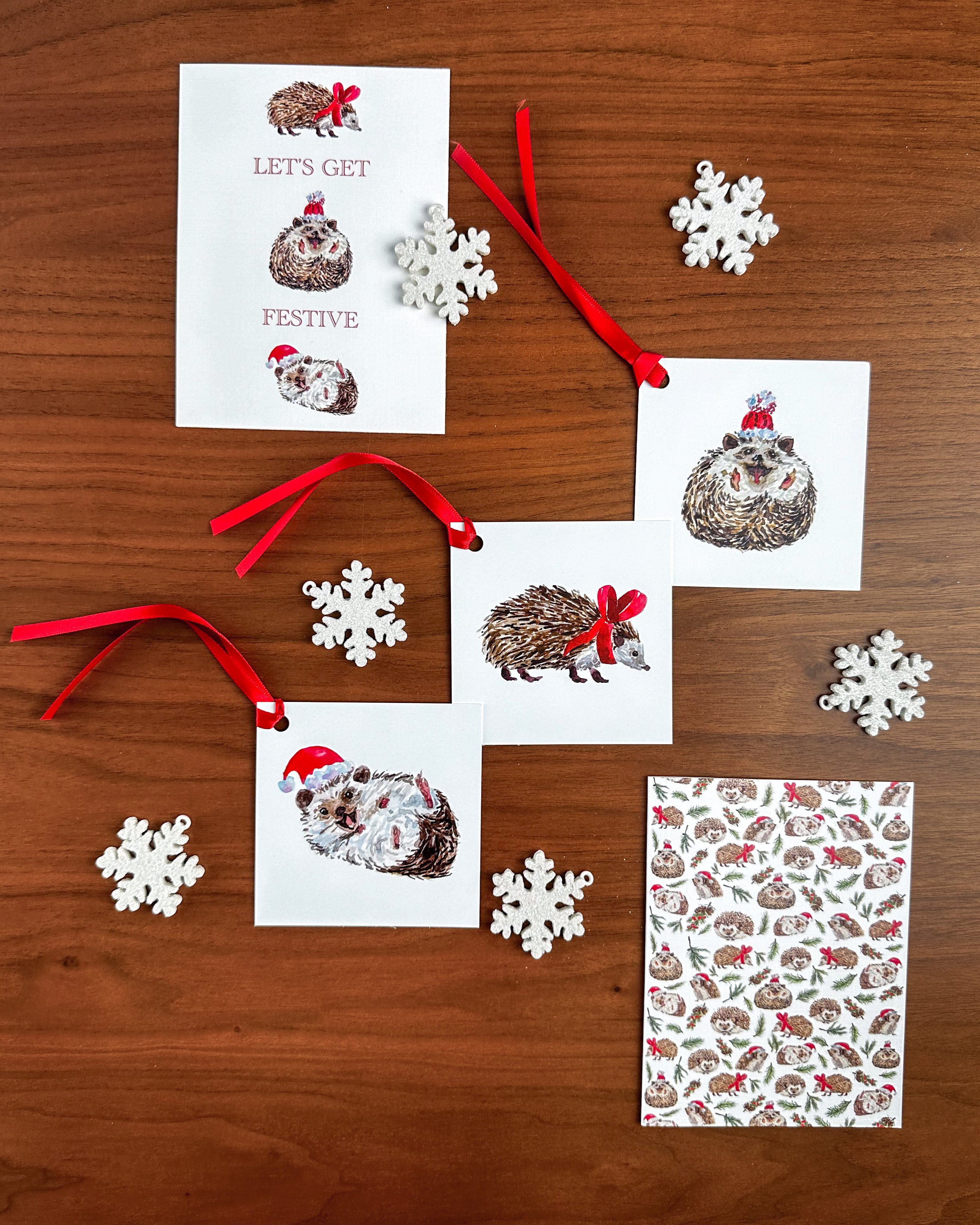 Holiday Hedgehogs Gift Tags Assortment – Taylor Paladino