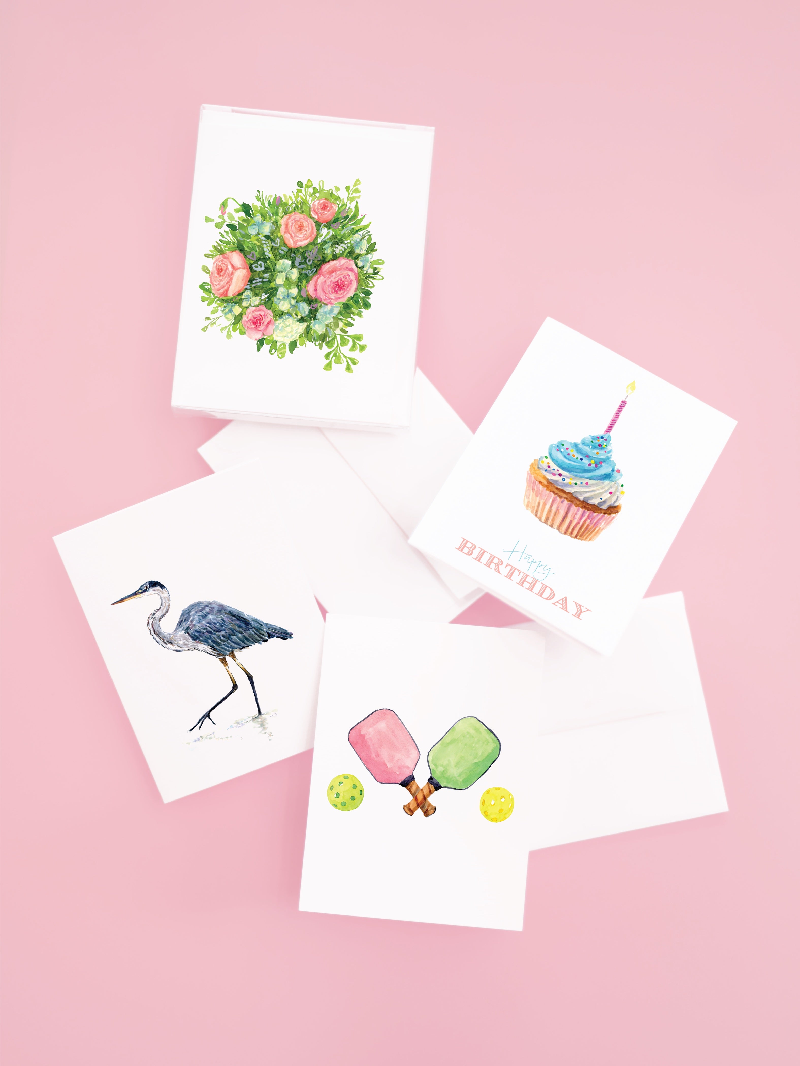 Watercolor Greetings Cards with Pretty Designs | Cute Cards – Taylor ...