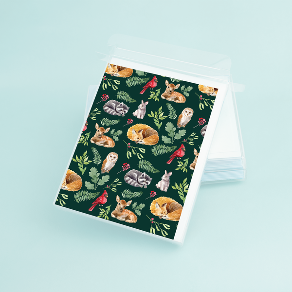 Christmas Critters Greeting Card | Festive Woodland Creatures – Taylor ...