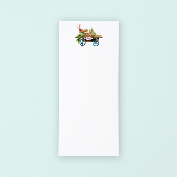 Floral Cart Notepad | Floral Stationery Gift – Taylor Paladino
