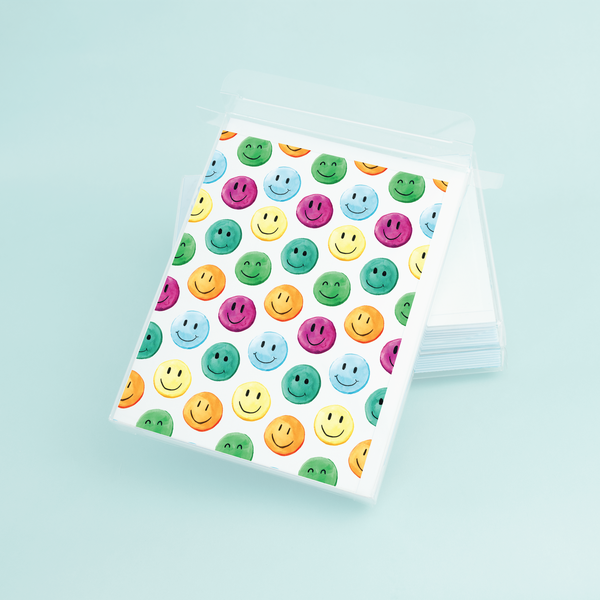 Colorful Smileys Card | Cards for Kids at Camp – Taylor Paladino