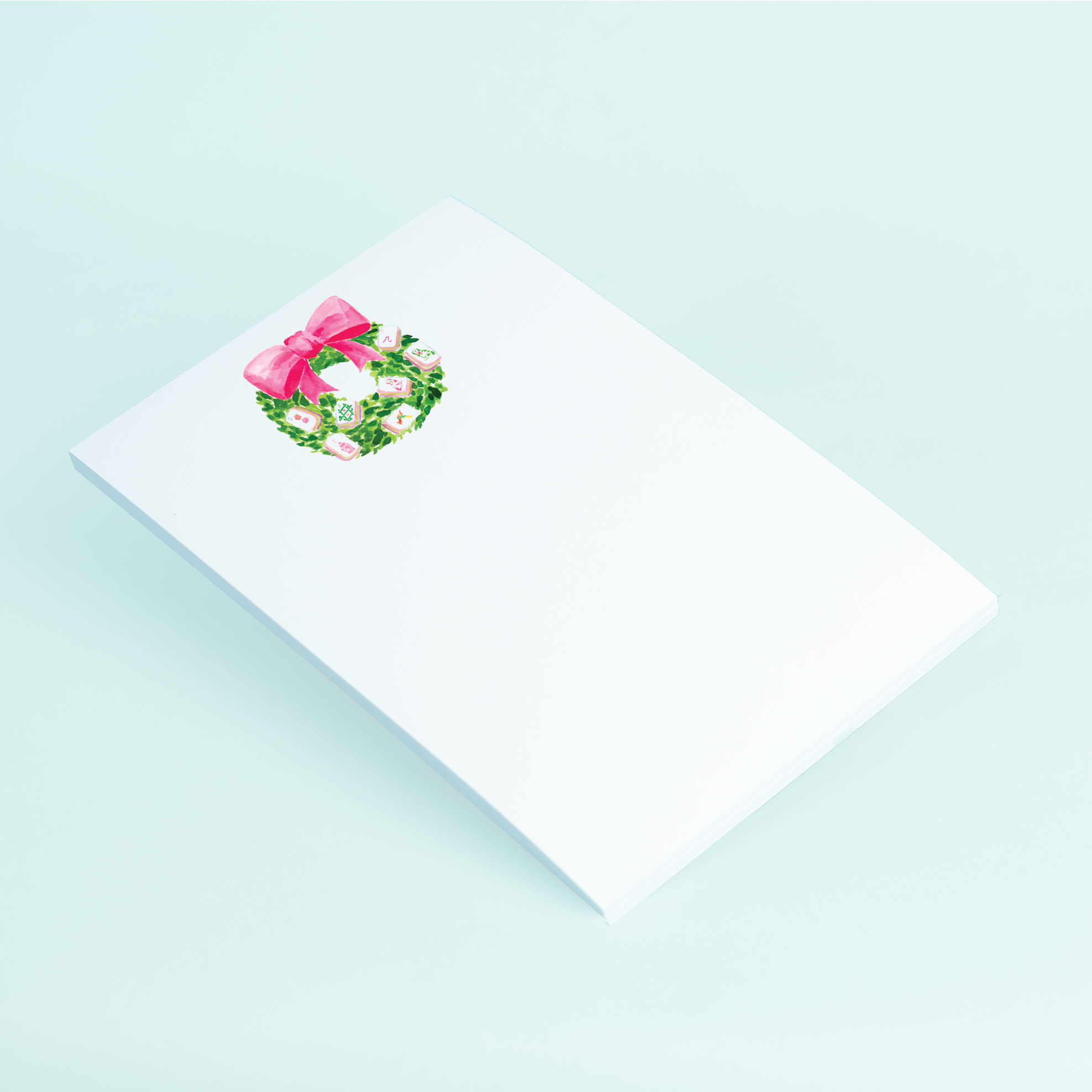 Mahjong Wreath Notepad – Taylor Paladino