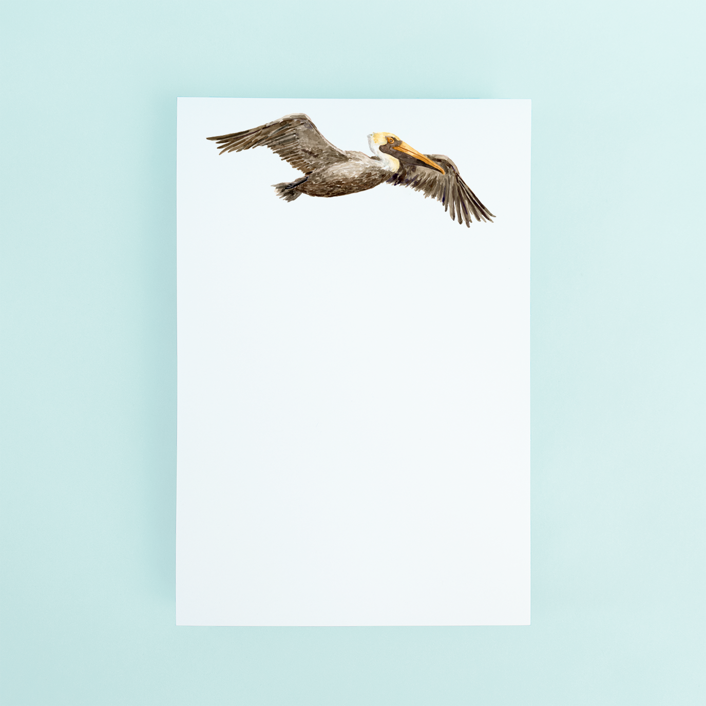 Flying Brown Pelican Notepad | Louisiana Stationery – Taylor Paladino