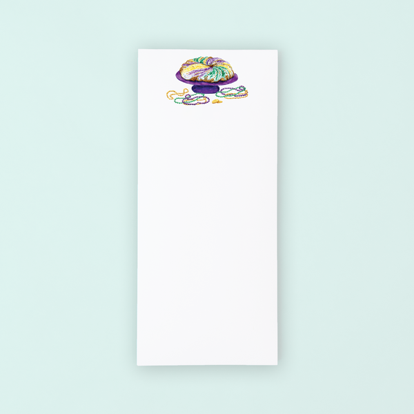 King Cake Notepad | Mardi Gras Stationery – Taylor Paladino