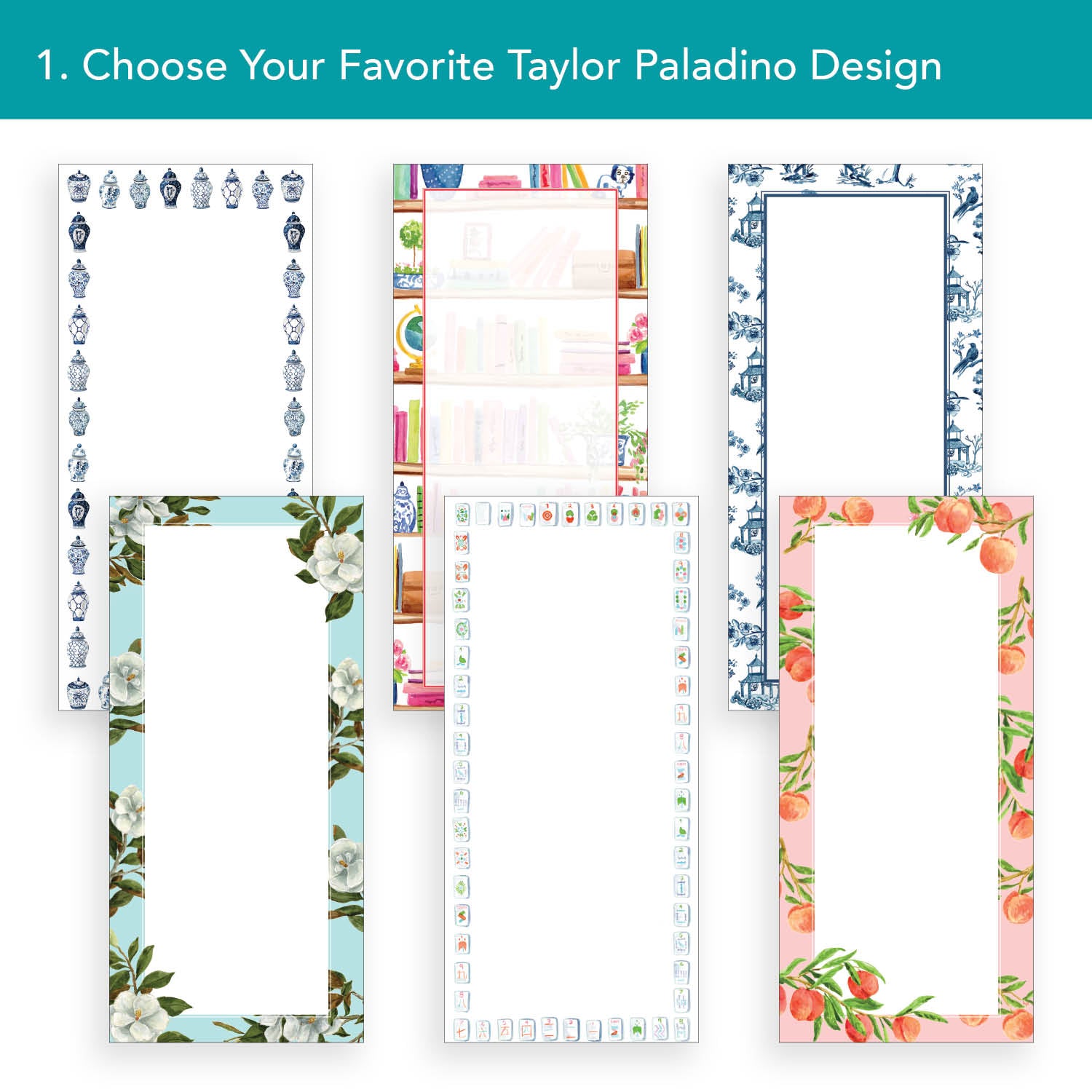 Custom Border List Pad – Taylor Paladino